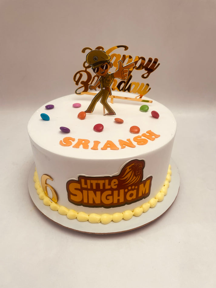 Little Singham Theme Cake – Cakes All The Way
