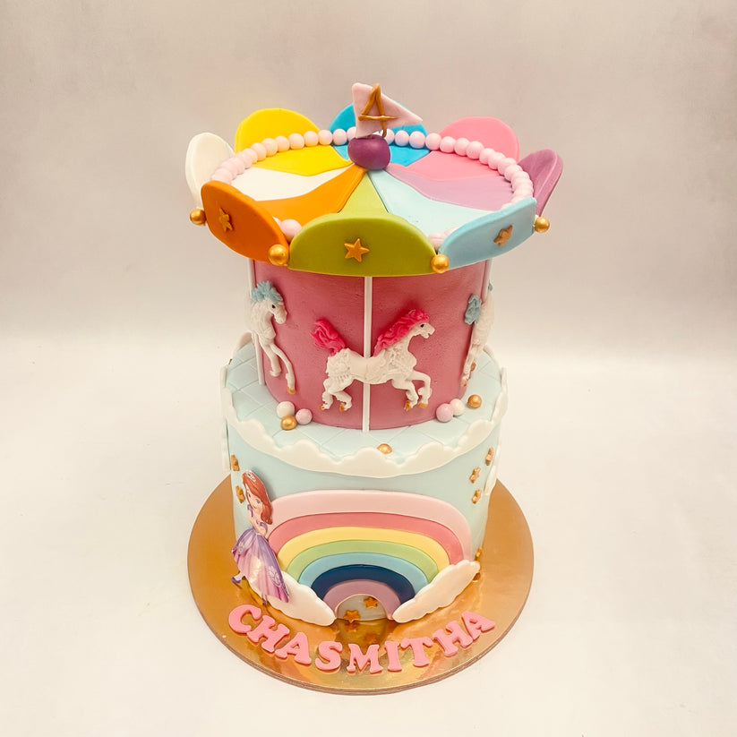 2 Tier Princess Theme Cake | Theme Cakes | Bangalore – Cakes All The Way
