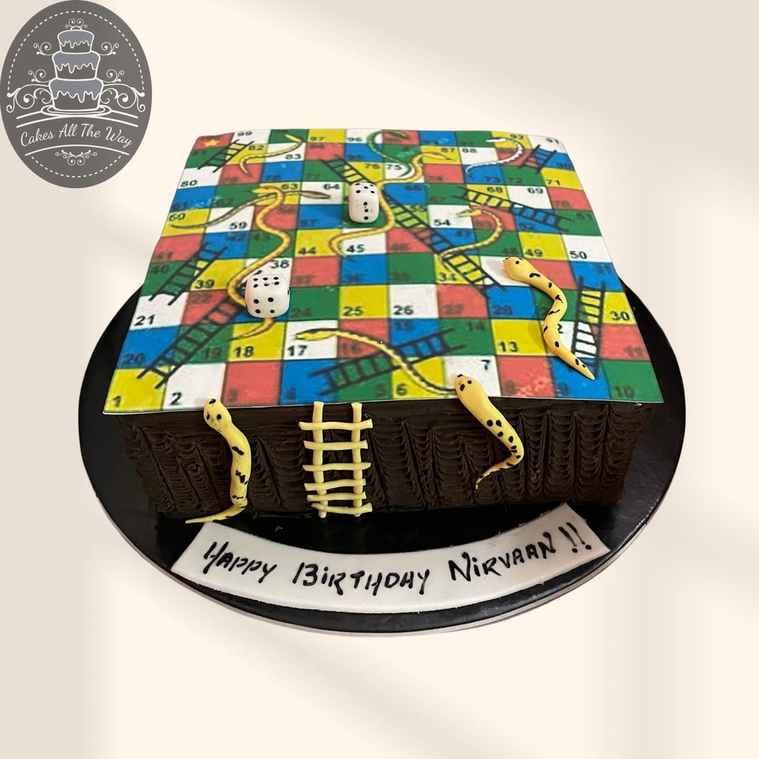 Snakes and Ladders Theme Cake – Cakes All The Way